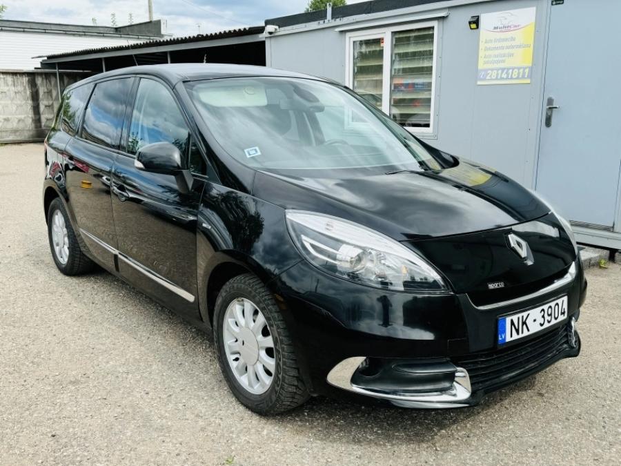 Melns Renault Scenic 2012 Rīga, ar dzinēja tilpumu 1.60 L un nobraukumu 224 tūkst. km par 3850 €, foto 1 vietnē AUTOMOTO.COM.LV