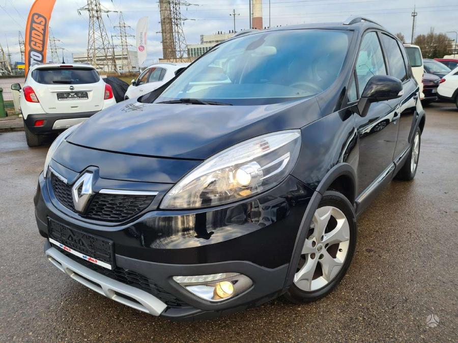 Black Renault Scenic 2013 in Kaunas, with an engine capacity of 1.46 L and mileage of 224 thousand km for 5000 €, photo 2 on AUTOMOTO.COM.LV