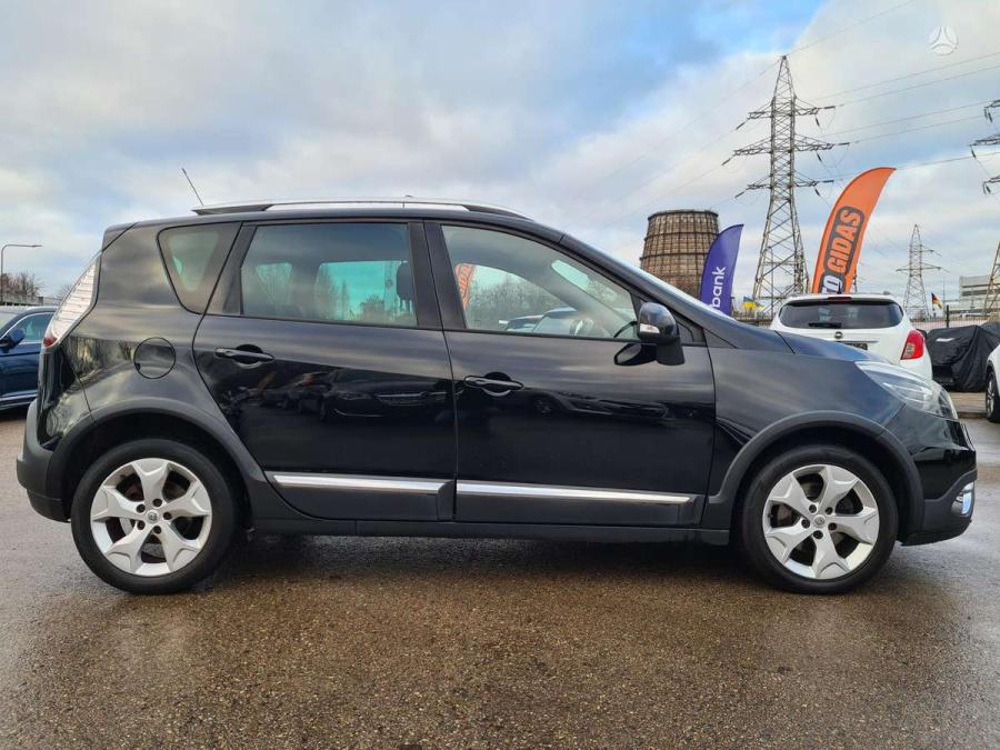 Black Renault Scenic 2013 in Kaunas, with an engine capacity of 1.46 L and mileage of 224 thousand km for 5000 €, photo 4 on AUTOMOTO.COM.LV