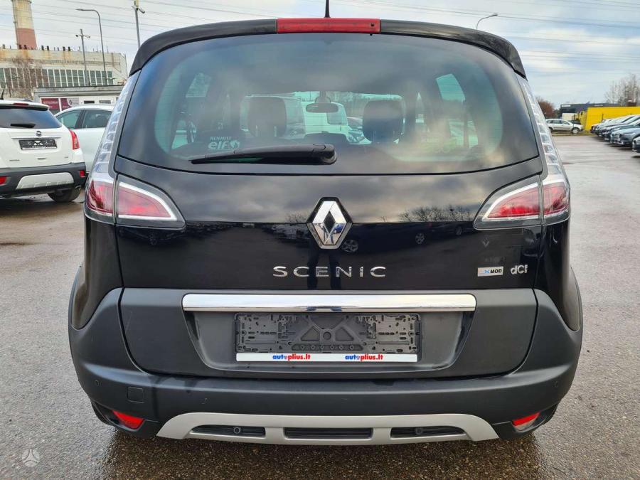 Black Renault Scenic 2013 in Kaunas, with an engine capacity of 1.46 L and mileage of 224 thousand km for 5000 €, photo 6 on AUTOMOTO.COM.LV