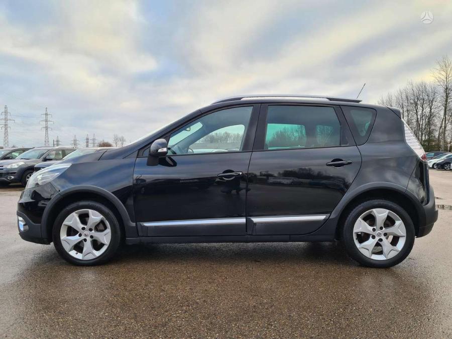 Black Renault Scenic 2013 in Kaunas, with an engine capacity of 1.46 L and mileage of 224 thousand km for 5000 €, photo 8 on AUTOMOTO.COM.LV