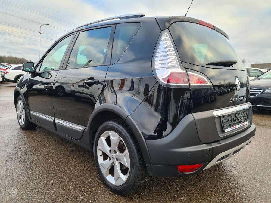 Melns Renault Scenic 2013 Kauņa, ar dzinēja tilpumu 1.46 L un nobraukumu 224 tūkst. km par 4950 €, foto 8 vietnē AUTOMOTO.COM.LV