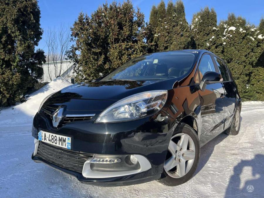 Melns Renault Scenic 2013 Tauragė, ar dzinēja tilpumu 1.46 L un nobraukumu 234 tūkst. km par 3990 €, foto 1 vietnē AUTOMOTO.COM.LV