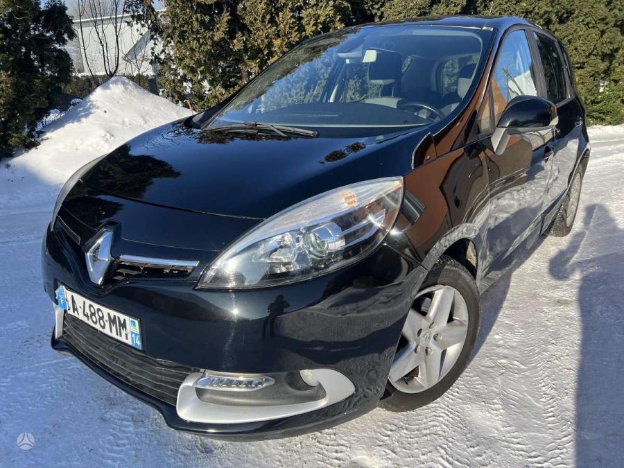 Melns Renault Scenic 2013 Tauragė, ar dzinēja tilpumu 1.46 L un nobraukumu 234 tūkst. km par 3990 €, foto 2 vietnē AUTOMOTO.COM.LV