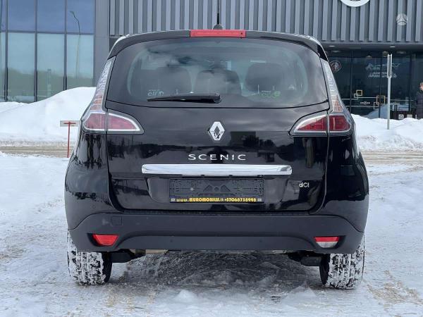 Melns Renault Scenic 2013 Šauļi, ar dzinēja tilpumu 1.46 L un nobraukumu 138 tūkst. km par 5150 €, foto 6 vietnē AUTOMOTO.COM.LV