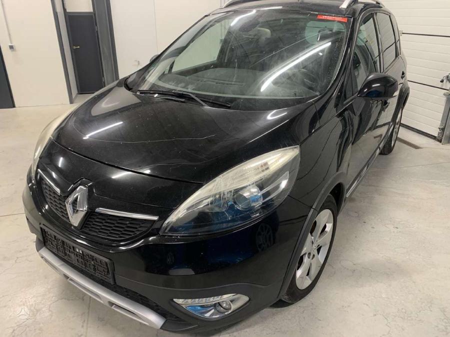 Melns Renault Scenic 2014 Kauņa, ar dzinēja tilpumu 1.46 L un nobraukumu 233 tūkst. km par 3700 €, foto 2 vietnē AUTOMOTO.COM.LV