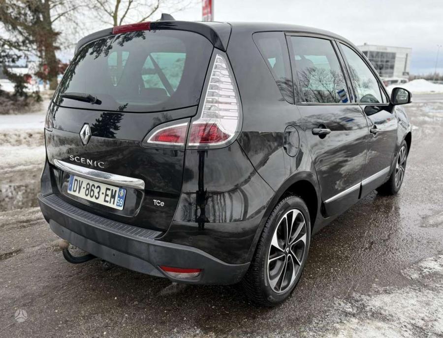 Melns Renault Scenic 2014 Tauragė, ar dzinēja tilpumu 1.20 L un nobraukumu 158 tūkst. km par 4100 €, foto 3 vietnē AUTOMOTO.COM.LV