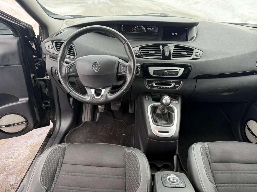 Melns Renault Scenic 2014 Tauragė, ar dzinēja tilpumu 1.20 L un nobraukumu 158 tūkst. km par 4100 €, foto 6 vietnē AUTOMOTO.COM.LV