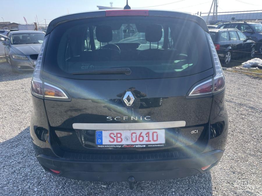 Melns Renault Scenic 2014 Kauņa, ar dzinēja tilpumu 1.50 L un nobraukumu 258 tūkst. km par 4350 €, foto 12 vietnē AUTOMOTO.COM.LV