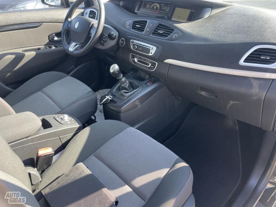 Melns Renault Scenic 2014 Kauņa, ar dzinēja tilpumu 1.50 L un nobraukumu 258 tūkst. km par 4350 €, foto 16 vietnē AUTOMOTO.COM.LV