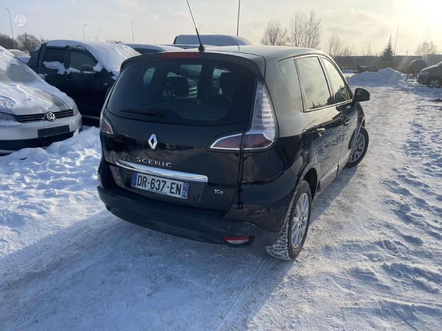 Black Renault Scenic 2015 in Taurage, with an engine capacity of 1.20 L and mileage of 140 thousand km for 4750 €, photo 6 on AUTOMOTO.COM.LV