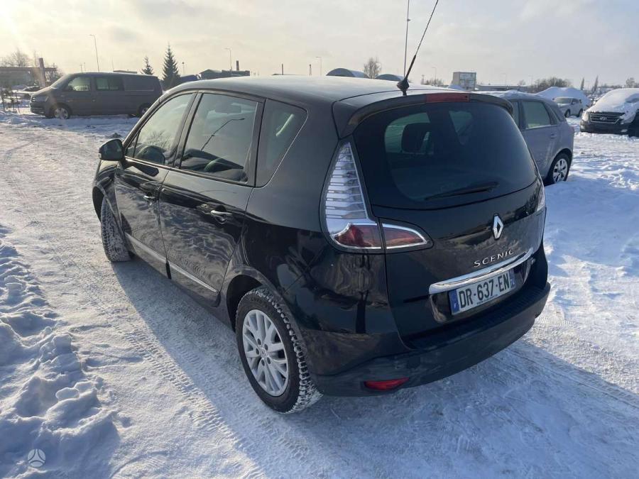 Black Renault Scenic 2015 in Taurage, with an engine capacity of 1.20 L and mileage of 140 thousand km for 4750 €, photo 8 on AUTOMOTO.COM.LV