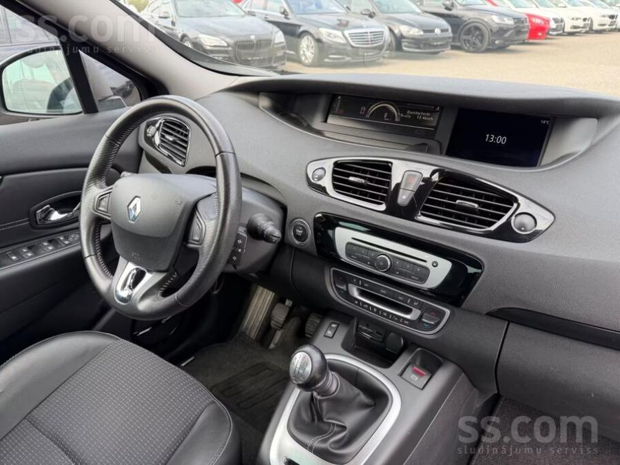 Melns Renault Scenic 2015 Ogre, ar dzinēja tilpumu 1.60 L un nobraukumu 79 tūkst. km par 5999 €, foto 14 vietnē AUTOMOTO.COM.LV