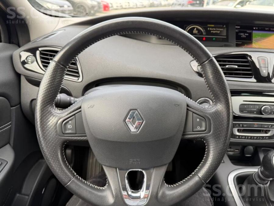 Melns Renault Scenic 2015 Ogre, ar dzinēja tilpumu 1.60 L un nobraukumu 79 tūkst. km par 5999 €, foto 23 vietnē AUTOMOTO.COM.LV