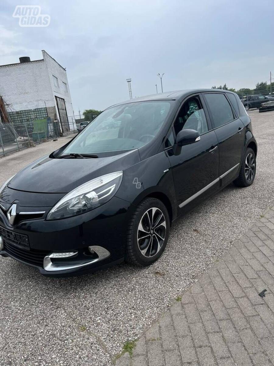 Black Renault Scenic 2015 in Marijampole, with an engine capacity of 1.50 L and mileage of 220 thousand km for 4950 €, photo 1 on AUTOMOTO.COM.LV