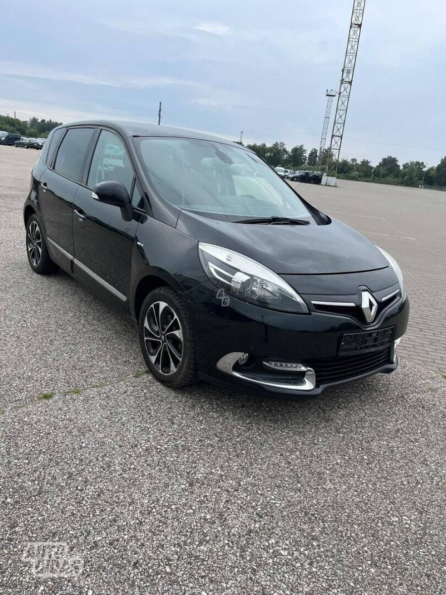 Black Renault Scenic 2015 in Marijampole, with an engine capacity of 1.50 L and mileage of 220 thousand km for 4950 €, photo 4 on AUTOMOTO.COM.LV