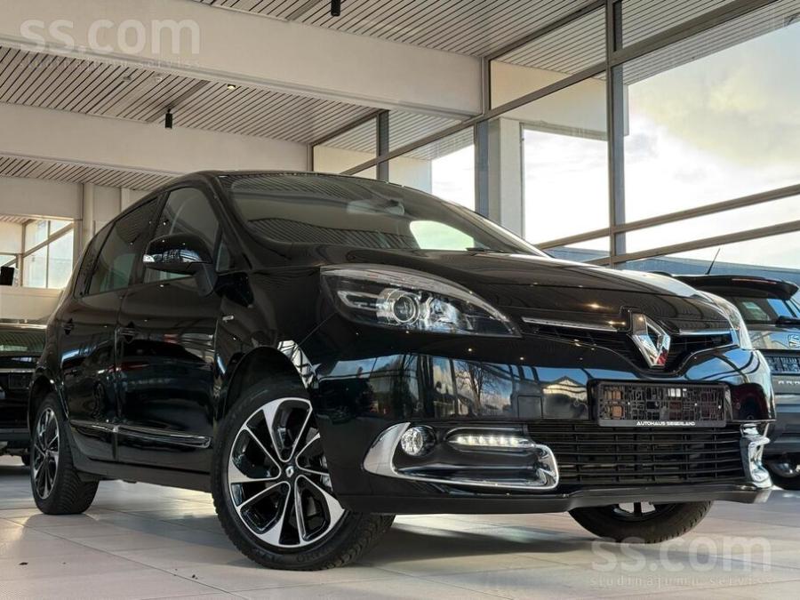 Black Renault Scenic 2016 in Ogre, with an engine capacity of 1.60 L and mileage of 79 thousand km for 6500 €, photo 2 on AUTOMOTO.COM.LV