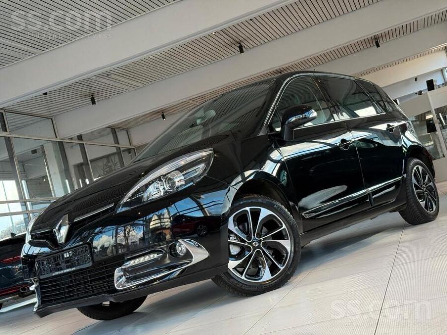 Black Renault Scenic 2016 in Ogre, with an engine capacity of 1.60 L and mileage of 79 thousand km for 6500 €, photo 4 on AUTOMOTO.COM.LV