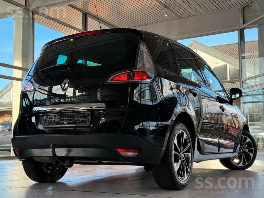 Black Renault Scenic 2016 in Ogre, with an engine capacity of 1.60 L and mileage of 79 thousand km for 6500 €, photo 5 on AUTOMOTO.COM.LV