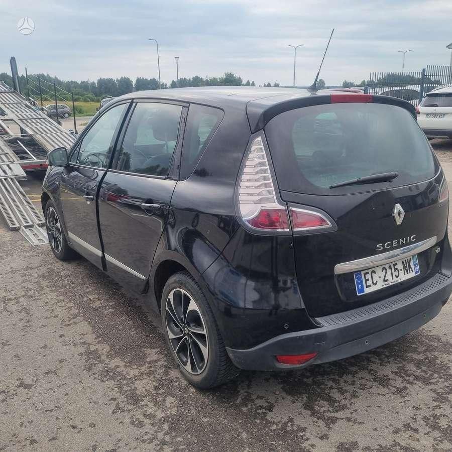 Black Renault Scenic 2016 in Taurage, with an engine capacity of 1.60 L and mileage of 412 thousand km for 2600 €, photo 5 on AUTOMOTO.COM.LV