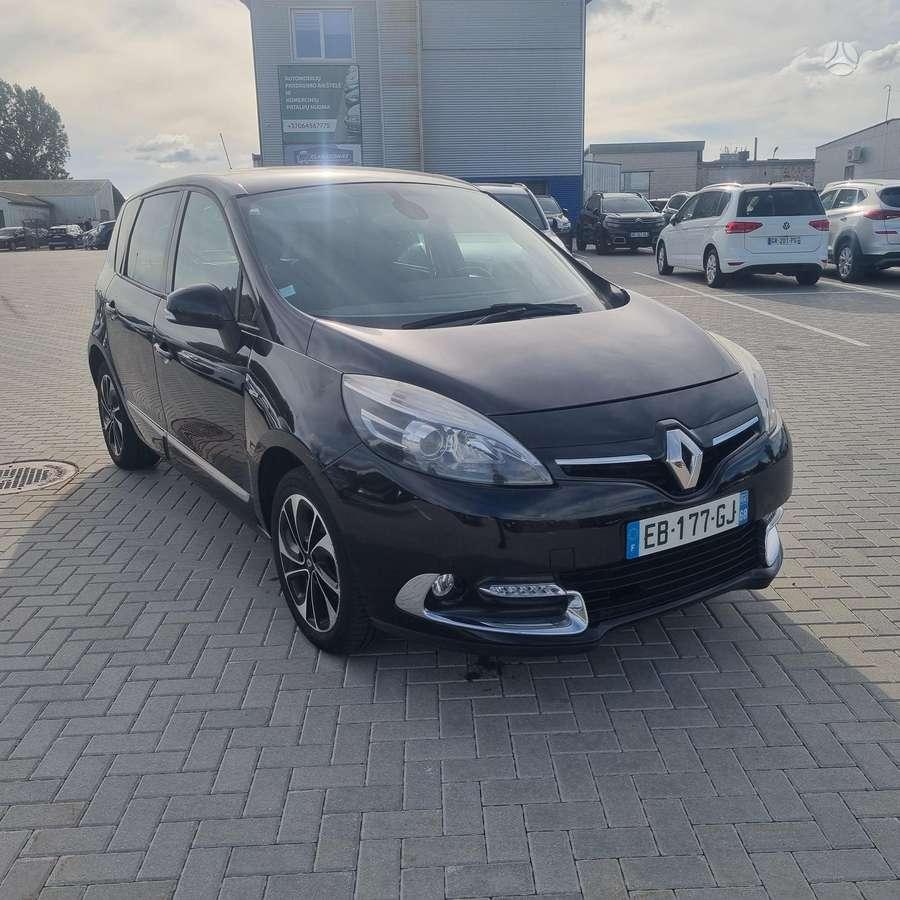 Melns Renault Scenic 2016 Tauragė, ar dzinēja tilpumu 1.20 L un nobraukumu 132 tūkst. km par 4150 €, foto 3 vietnē AUTOMOTO.COM.LV