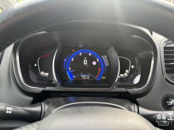 Black Renault Scenic 2018 in Klaipeda, with an engine capacity of 1.20 L and mileage of 189 thousand km for 5999 €, photo 10 on AUTOMOTO.COM.LV