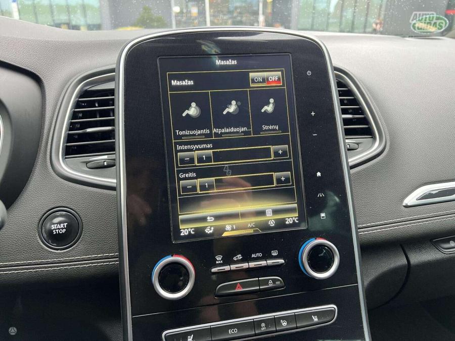 Black Renault Scenic 2018 in Siauliai, with an engine capacity of 1.20 L and mileage of 163 thousand km for 7900 €, photo 20 on AUTOMOTO.COM.LV