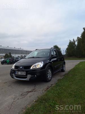 Melns Renault Scenic 2008 Rīga, ar dzinēja tilpumu 1.90 L un nobraukumu 300 tūkst. km par 2200 €, foto  vietnē AUTOMOTO.COM.LV