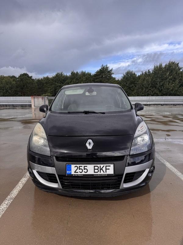 Black Renault Scenic 2011 in Tallinn, with an engine capacity of 1.50 L and mileage of 300 thousand km for 1900 €, photo 2 on AUTOMOTO.COM.LV