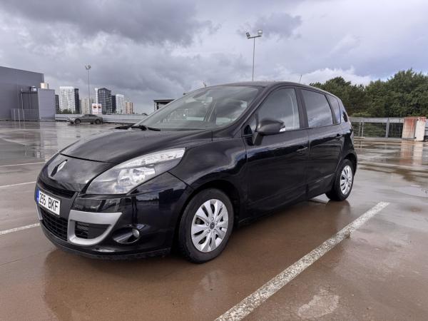 Black Renault Scenic 2011 in Tallinn, with an engine capacity of 1.50 L and mileage of 300 thousand km for 1900 €, photo 3 on AUTOMOTO.COM.LV