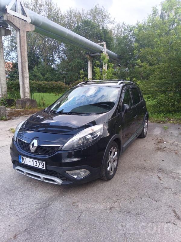 Melns Renault Scenic 2015 Rīga, ar dzinēja tilpumu 1.50 L un nobraukumu 213 tūkst. km par 6200 €, foto 1 vietnē AUTOMOTO.COM.LV
