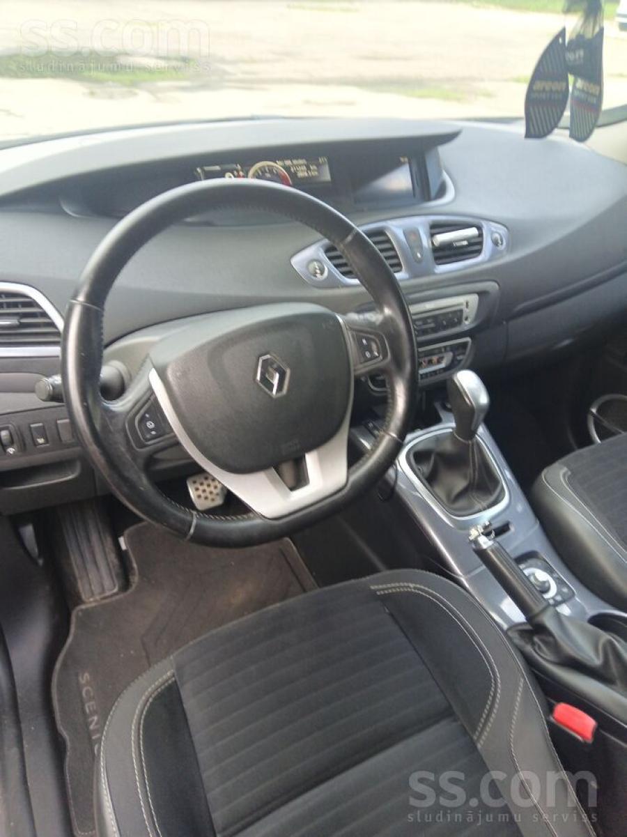 Melns Renault Scenic 2015 Rīga, ar dzinēja tilpumu 1.50 L un nobraukumu 213 tūkst. km par 6200 €, foto 5 vietnē AUTOMOTO.COM.LV
