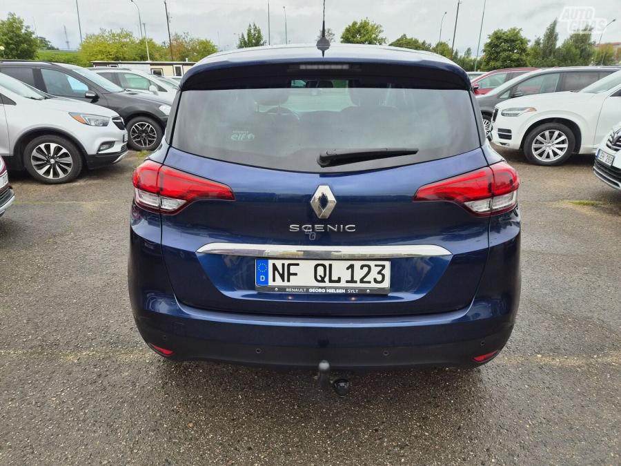 Blue Renault Scenic 2017 in Klaipeda, with an engine capacity of 1.60 L and mileage of 189 thousand km for 7400 €, photo 8 on AUTOMOTO.COM.LV