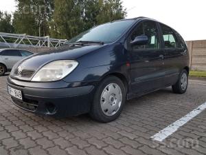 Blue Renault Scenic 2001 in Riga, with an engine capacity of 1.90 L and mileage of 277 thousand km for 900 €, photo  on AUTOMOTO.COM.LV