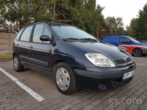 Blue Renault Scenic 2001 in Riga, with an engine capacity of 1.90 L and mileage of 277 thousand km for 900 €, photo 3 on AUTOMOTO.COM.LV