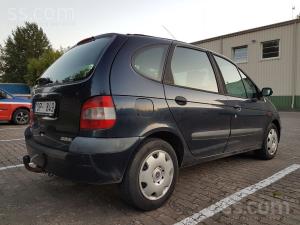 Blue Renault Scenic 2001 in Riga, with an engine capacity of 1.90 L and mileage of 277 thousand km for 900 €, photo 5 on AUTOMOTO.COM.LV