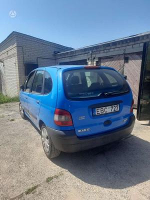 Blue Renault Scenic 2001 in Mazeikiai, with an engine capacity of 1.90 L and mileage of 275 thousand km for 1100 €, photo  on AUTOMOTO.COM.LV