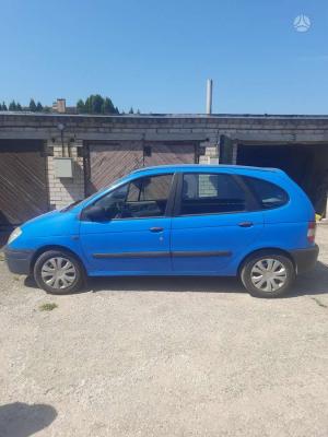Blue Renault Scenic 2001 in Mazeikiai, with an engine capacity of 1.90 L and mileage of 275 thousand km for 1100 €, photo 4 on AUTOMOTO.COM.LV