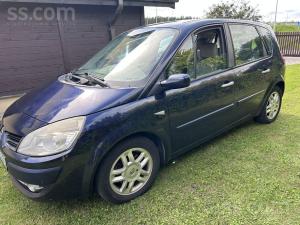 Blue Renault Scenic 2006 in Riga, with an engine capacity of 1.90 L and mileage of 340 thousand km for 1500 €, photo 5 on AUTOMOTO.COM.LV