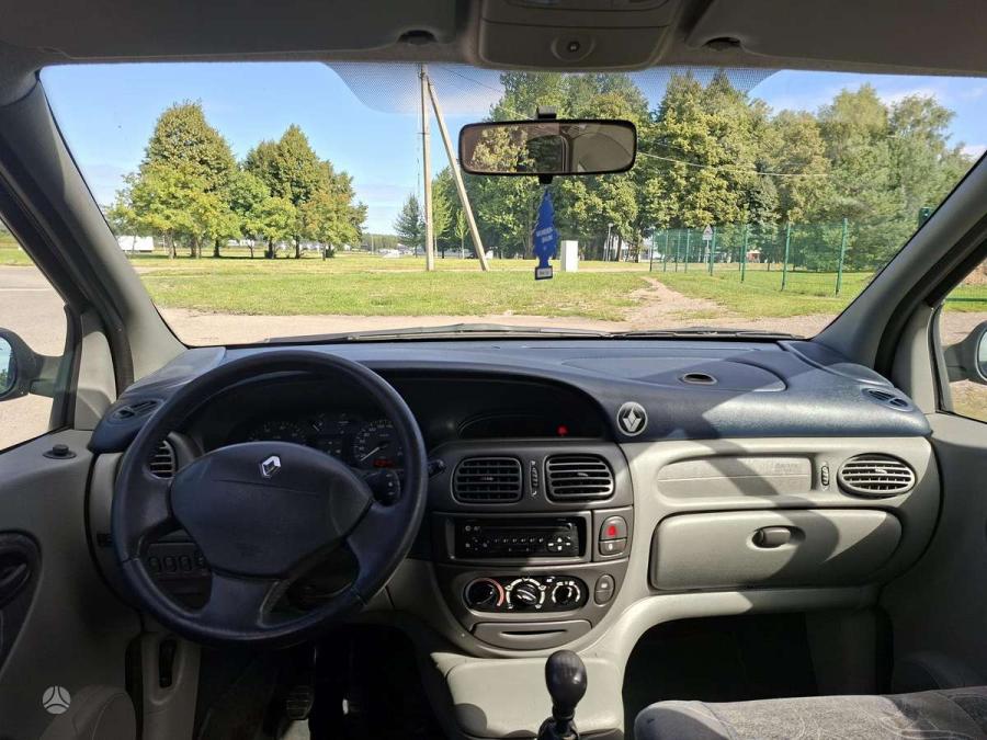 Синий Рено Сценик 2000 в Шяуляй, объемом двигателя 1.60 л и пробегом 320 тыс. км за 850 €, фото 8 на AUTOMOTO.COM.LV