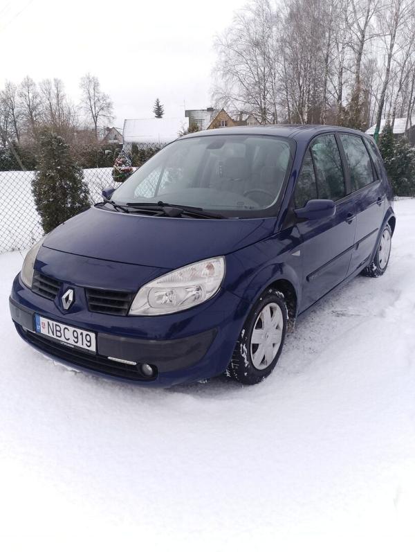 Zils Renault Scenic 2004 Viļņa, ar dzinēja tilpumu 1.60 L un nobraukumu 197 tūkst. km par 1000 €, foto 1 vietnē AUTOMOTO.COM.LV