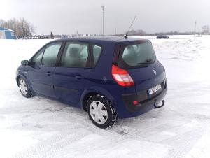 Blue Renault Scenic 2004 in Vilnius, with an engine capacity of 1.60 L and mileage of 197 thousand km for 1000 €, photo 2 on AUTOMOTO.COM.LV