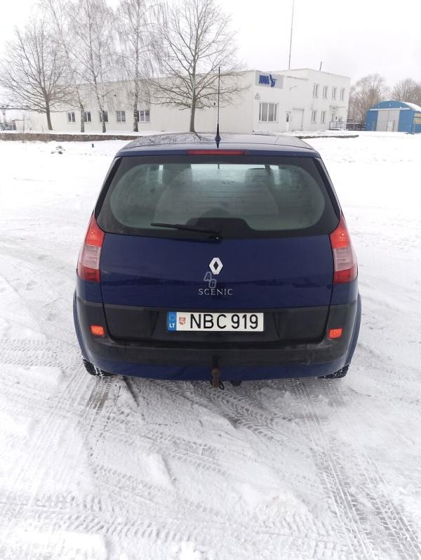 Zils Renault Scenic 2004 Viļņa, ar dzinēja tilpumu 1.60 L un nobraukumu 197 tūkst. km par 1000 €, foto 5 vietnē AUTOMOTO.COM.LV