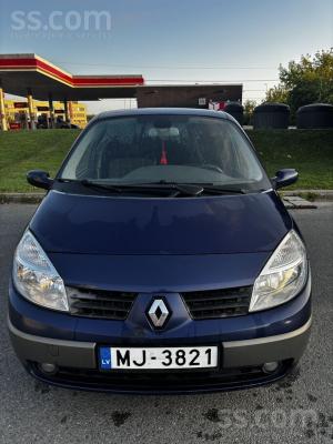 Blue Renault Scenic 2004 in Riga, with an engine capacity of 1.50 L and mileage of 109 thousand km for 1550 €, photo 4 on AUTOMOTO.COM.LV