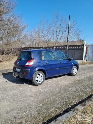Blue Renault Scenic 2005 in Vilnius, with an engine capacity of 1.90 L and mileage of 285 thousand km for 1100 €, photo 4 on AUTOMOTO.COM.LV