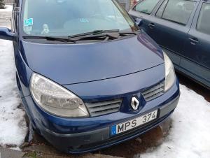 Blue Renault Scenic 2006 in Kaunas, with an engine capacity of 1.90 L and mileage of 195 thousand km for 1450 €, photo  on AUTOMOTO.COM.LV
