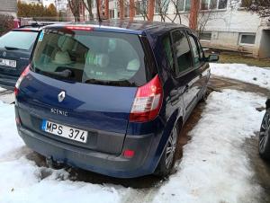 Blue Renault Scenic 2006 in Kaunas, with an engine capacity of 1.90 L and mileage of 195 thousand km for 1450 €, photo 5 on AUTOMOTO.COM.LV