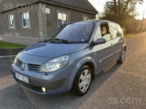 Blue Renault Scenic 2006 in Daugavpils, with an engine capacity of 1.90 L and mileage of 233 thousand km for 1650 €, photo  on AUTOMOTO.COM.LV