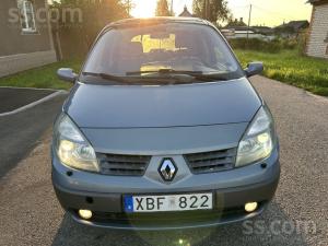 Blue Renault Scenic 2006 in Daugavpils, with an engine capacity of 1.90 L and mileage of 233 thousand km for 1650 €, photo 3 on AUTOMOTO.COM.LV