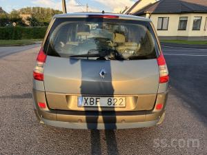 Blue Renault Scenic 2006 in Daugavpils, with an engine capacity of 1.90 L and mileage of 233 thousand km for 1650 €, photo 8 on AUTOMOTO.COM.LV